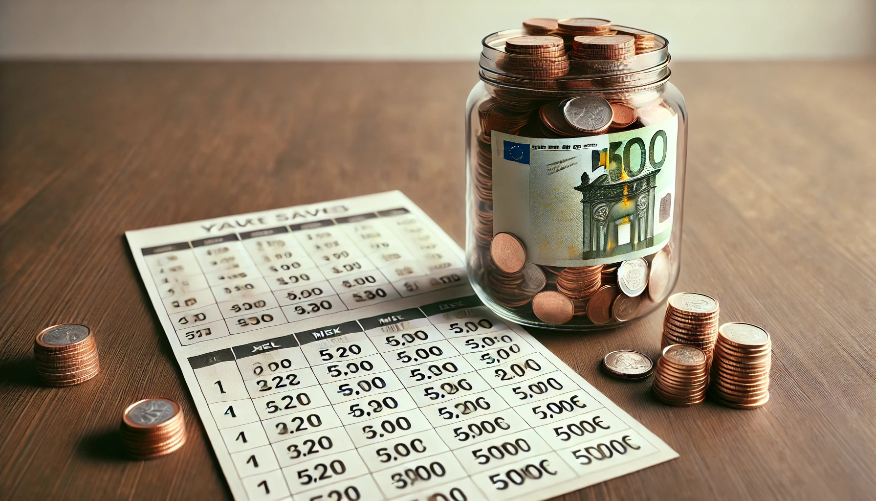 Comment économiser 5000€ en un an avec le défi des 52 semaines - Aidemoi